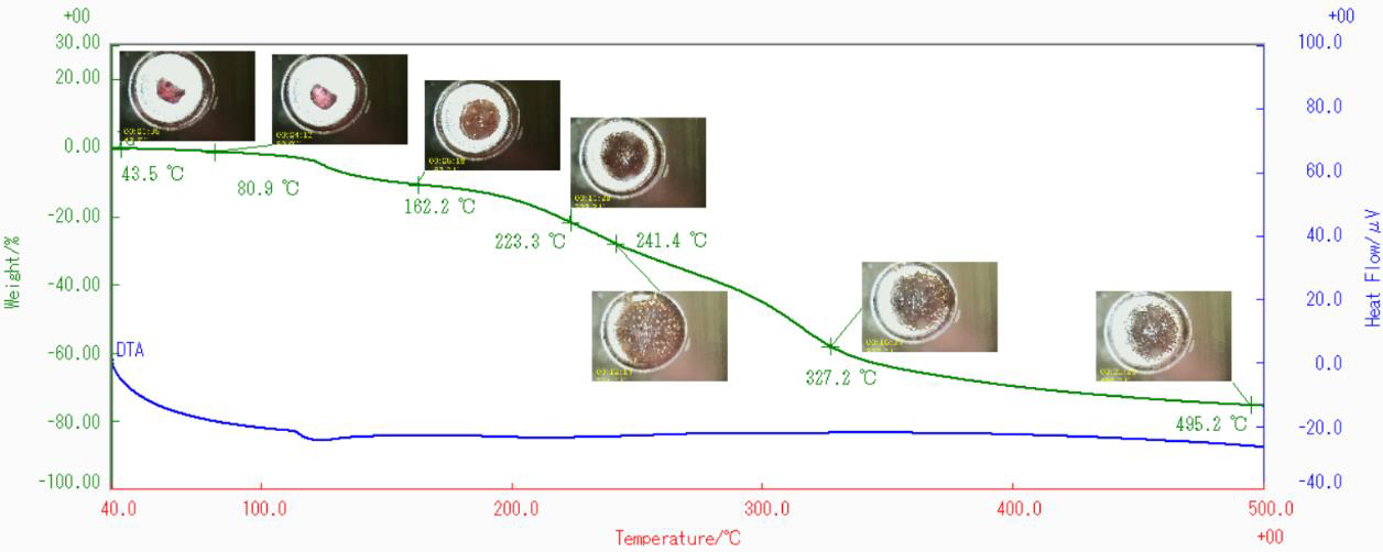 B-TA2043 - お菓子のグミを熱分析 その1 ～試料観察TG-DTA/GC-MS～
